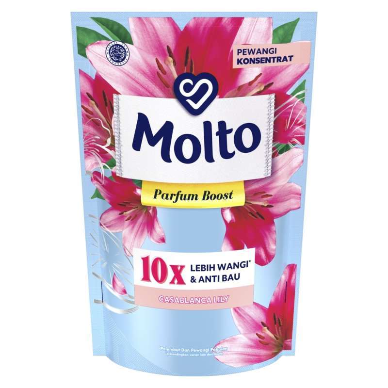 Promo Molto Pelembut & Pewangi Pakaian Softener Konsentrat Parfum Boost Casablanca Lily 650 Ml ...