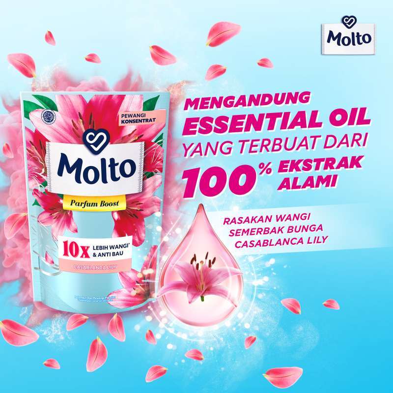 Promo Molto Pelembut & Pewangi Pakaian Softener Konsentrat Parfum Boost ...