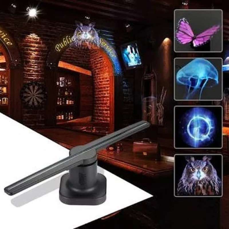 Jual 3D Hologram Advertising Display Led Holographic Hypervision Wifi ...