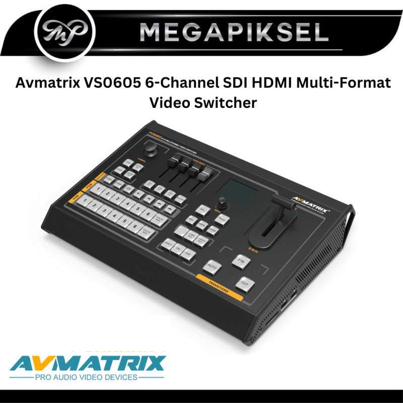 Promo Avmatrix VS0605 6-Channel SDI HDMI Multi-Format Video Switcher ...