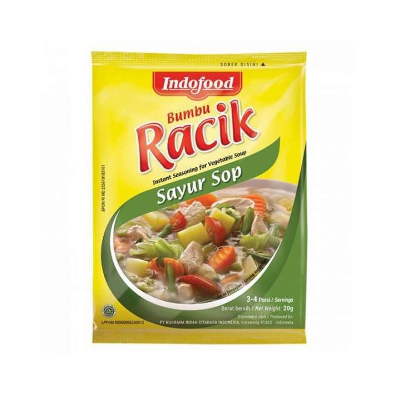 Jual Bumbu Racik Indofood Sayur Sop 20gr Isi 10pcs Di Seller Sembako ...