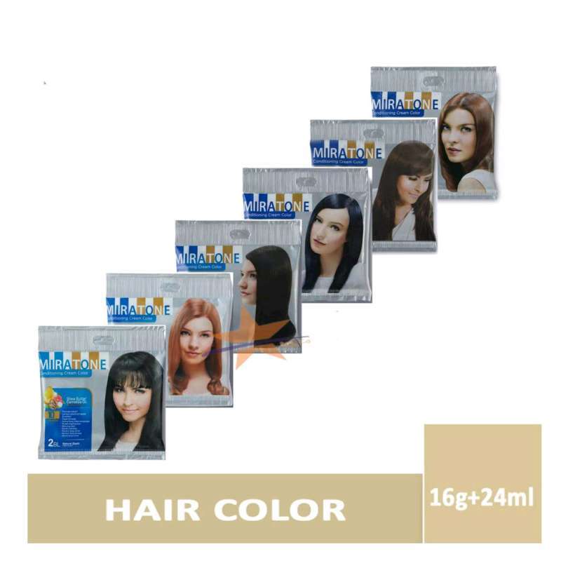 Jual Miratone Hair Color Pewarna Rambut Permanen Sachet 16gr - 5bu Di ...
