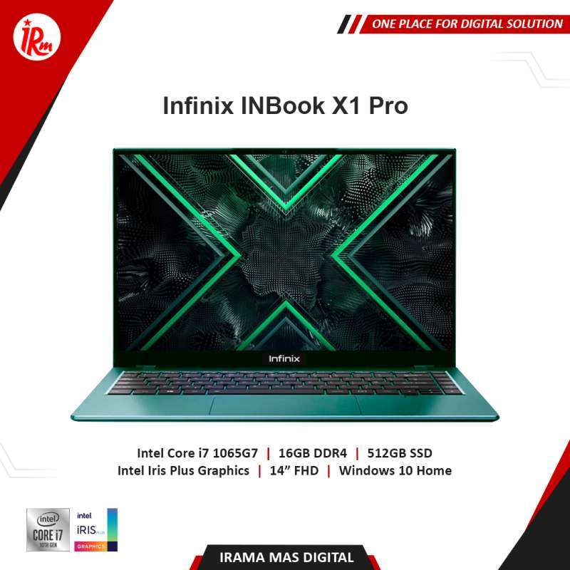 Jual Infinix Inbook X Pro Intel Core I G Gb Gb Ssd Fhd W Green Di Seller Irama
