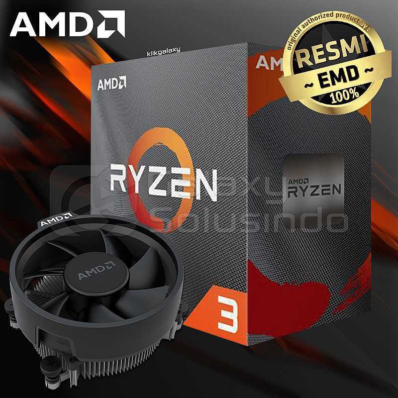 Jual AMD Ryzen 3 4100 AM4 di Seller Galaxy_Solusindo - Kota Malang ...