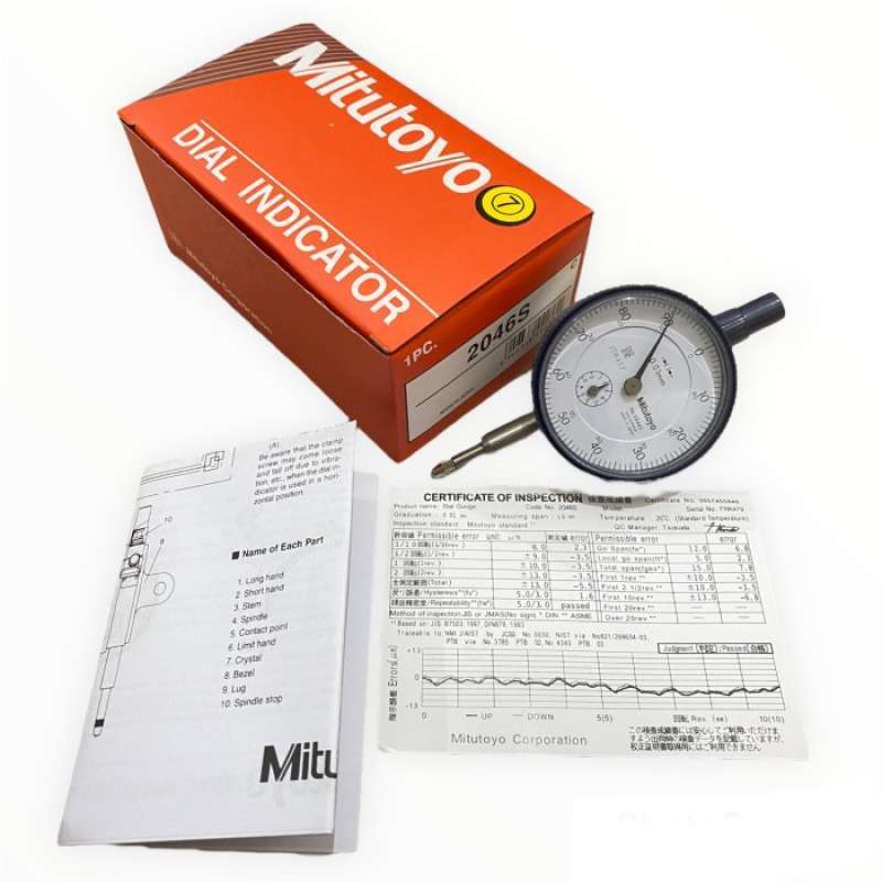 Promo Dial Indicator Mitutoyo 2064S Dial Indikator Jarum Mitutoyo Japan Diskon 50% di Seller ...