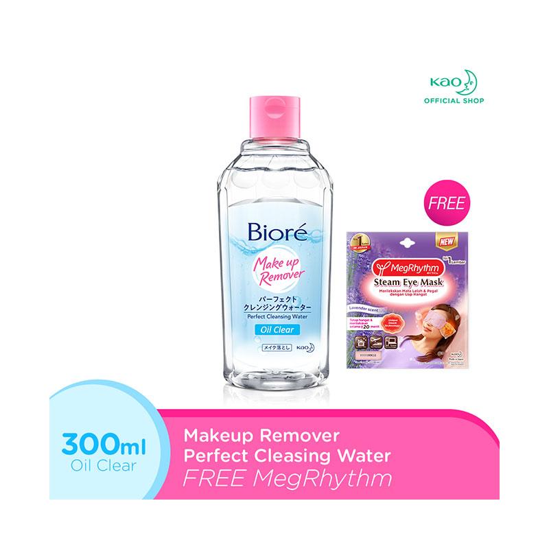 Jual Biore Makeup Remover Perfect Cleansing Water Oil Clear 300ml Free ...