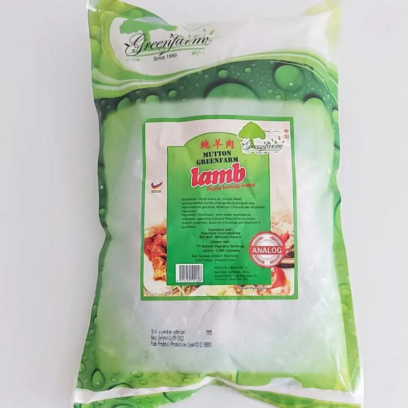 Jual Lamb / Daging Kambing Analog / Mutton Greenfarm Di Seller My Vege ...