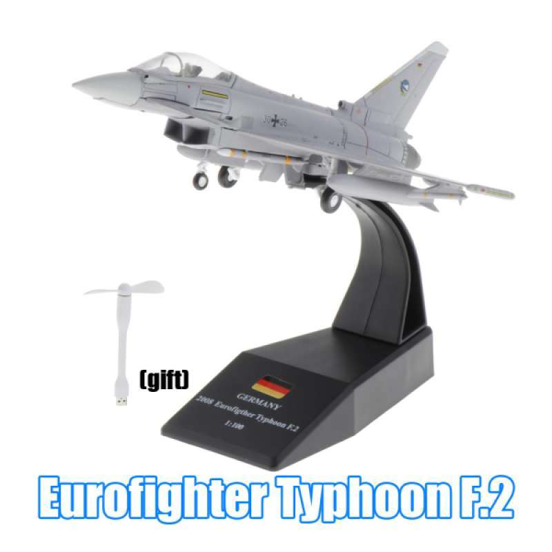 Jual 3d Eurofighter Typhoon Ef-2000 Fighter Attack Aircraft Model 1:100 ...