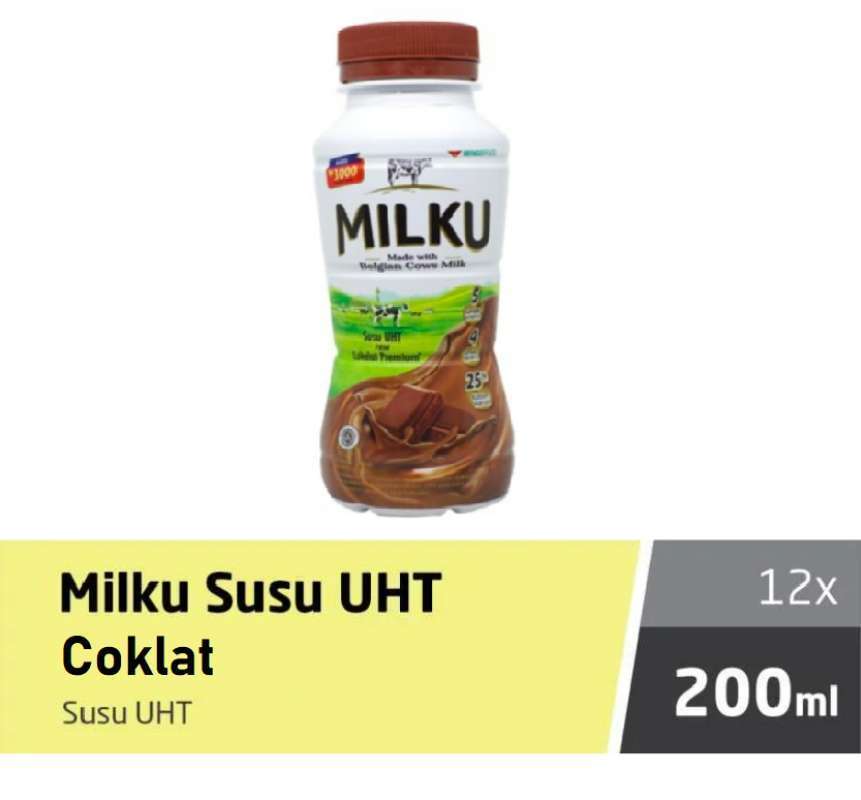 Jual Milku Coklat Susu Uht [200 Ml/ 12 Botol/ Pak] Di Seller Rafflesia Mart - Lambangjaya, Kab ...