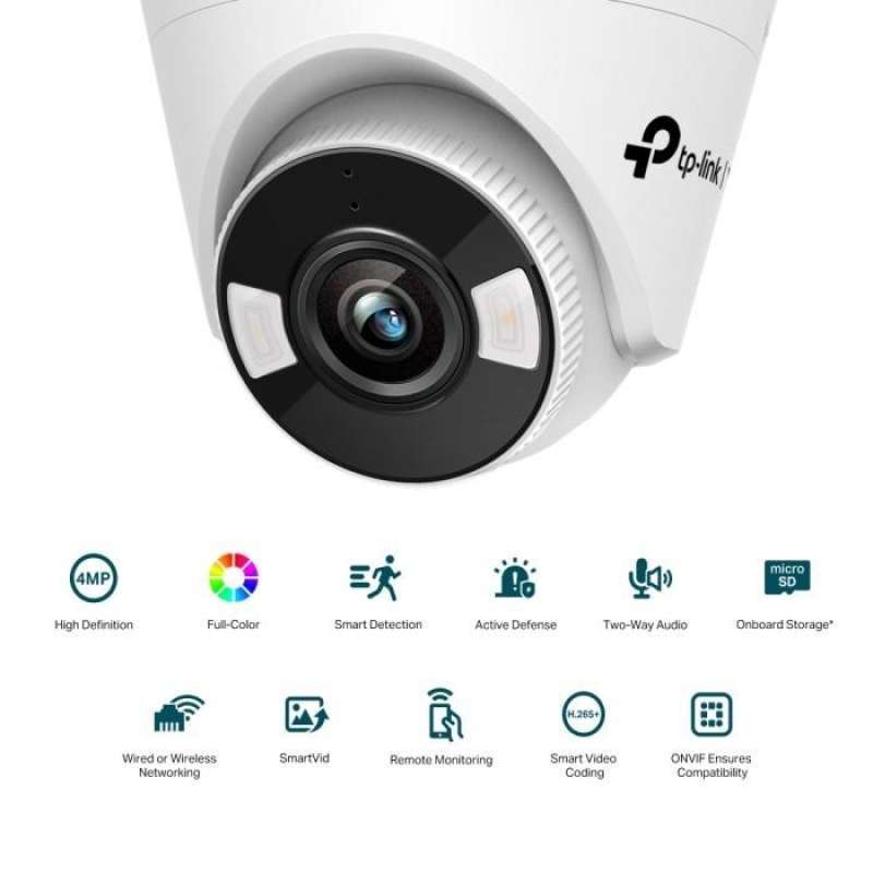 Jual Tp-link Vigi C440 4mp Full-color Turret Network Camera Di Seller ...