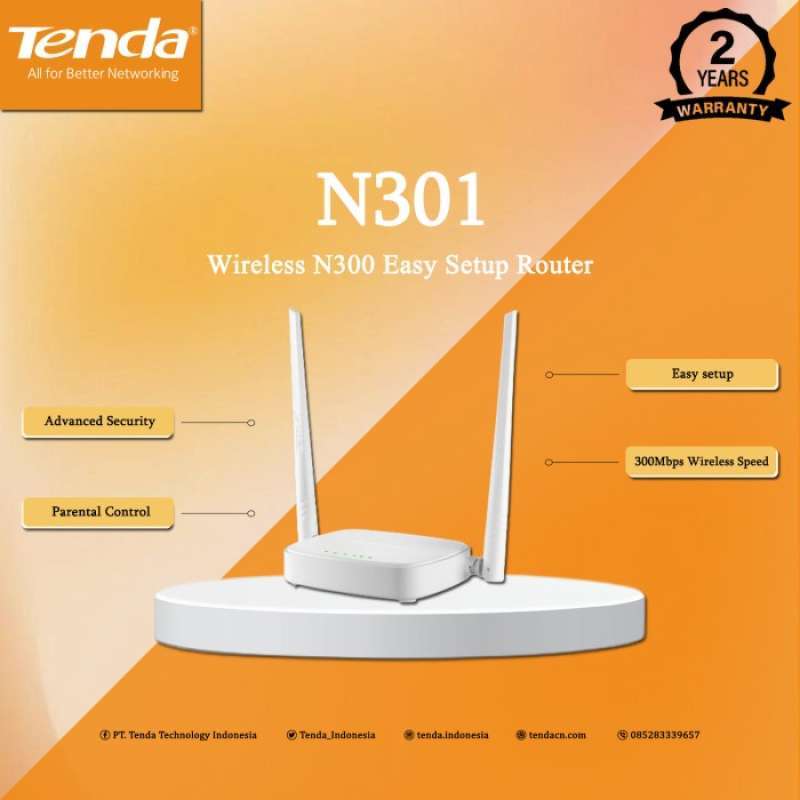 Promo N301 Wireless N300 Easy Setup Router Diskon 23% di Seller Moni ...