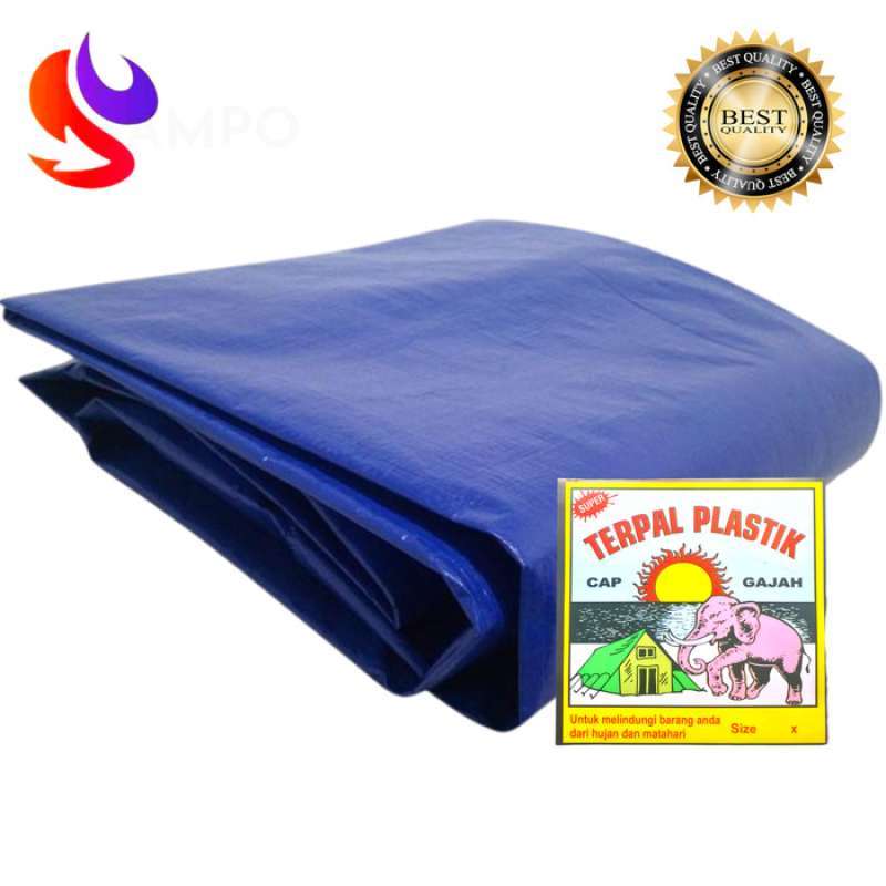 Promo Terpal A3 6x8 Meter Biru Silver Cap Gajah / Korea Diskon 33% di ...