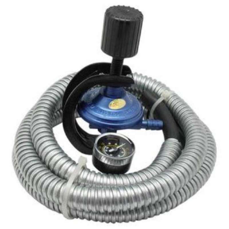 Jual Paket Selang Gas + Regulator Meter Destec (Com.201-mss) - Warna di ...