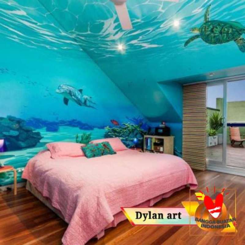 Jual jasa lukis dinding atap lantai mural kamar di Seller dylan art ...