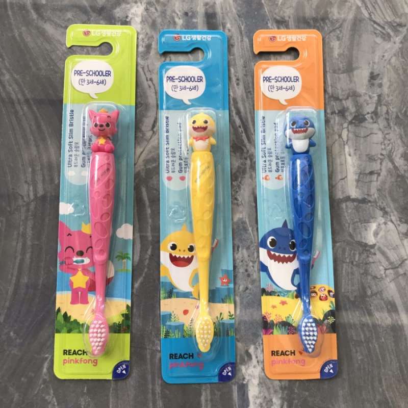 Jual Sikat Gigi Pinkfong Baby Shark Ori Korea / Toothbrush Di Seller ...