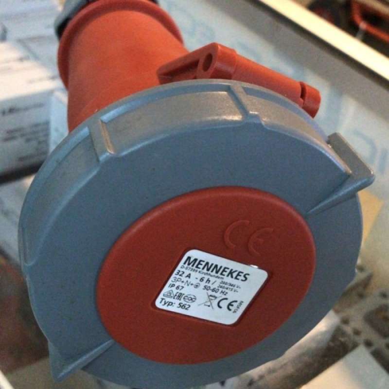 Jual Mennekes Mobile Socket 5 Pin 32a Ip67 Di Seller Grock Store ...