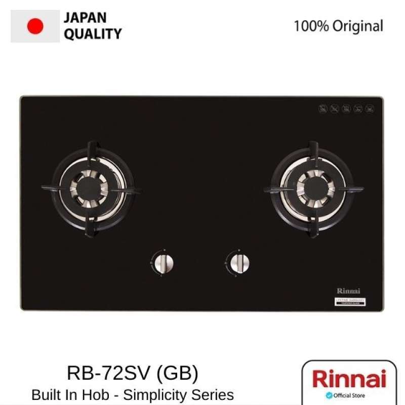 Jual Rinnai - RB-72-SVGB Build In Hob 2 Tungku Glass di Seller Rinnai Official Store ...