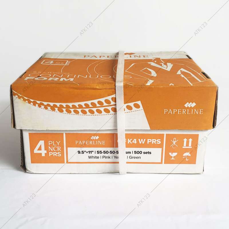 Jual Continuous Form Paperline 4 Ply Warna 9 1/2 X 11 In (k4 W Prs) Di ...