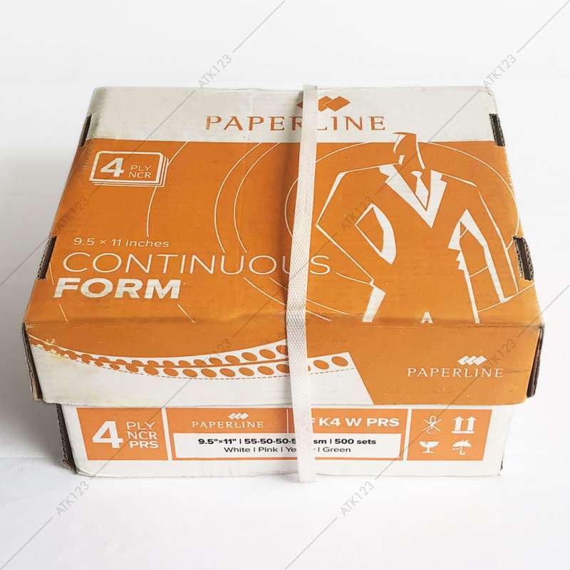 Jual Continuous Form Paperline 4 Ply Warna 9 1/2 X 11 In (k4 W Prs) Di ...