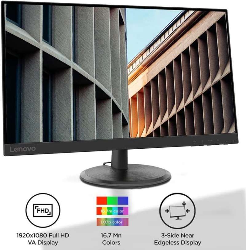 Jual Monitor Lenovo 27 Inch D27-30 Led Full Hd - 75hz - Amd Freesync Di ...
