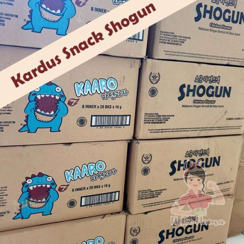 Promo SNACK MIE KREMES SHOGUN KAARO KOREA 1 DUS BESAR ISI 8 BOX / 8 INNER - SPICY Diskon 50% di ...