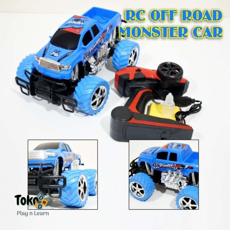 Jual Mainan Anak Remote Control Mobil Off Road Spray Rc Car Big Foot ...