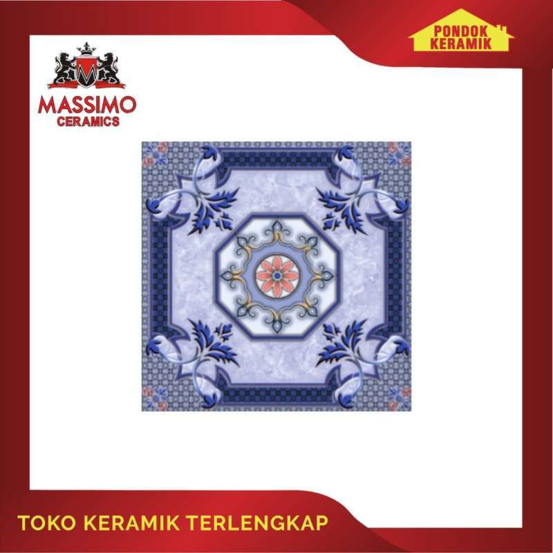 Jual KERAMIK LANTAI MASSIMO 50X50 TUNISIA M BLUE di Seller PONDOK ...