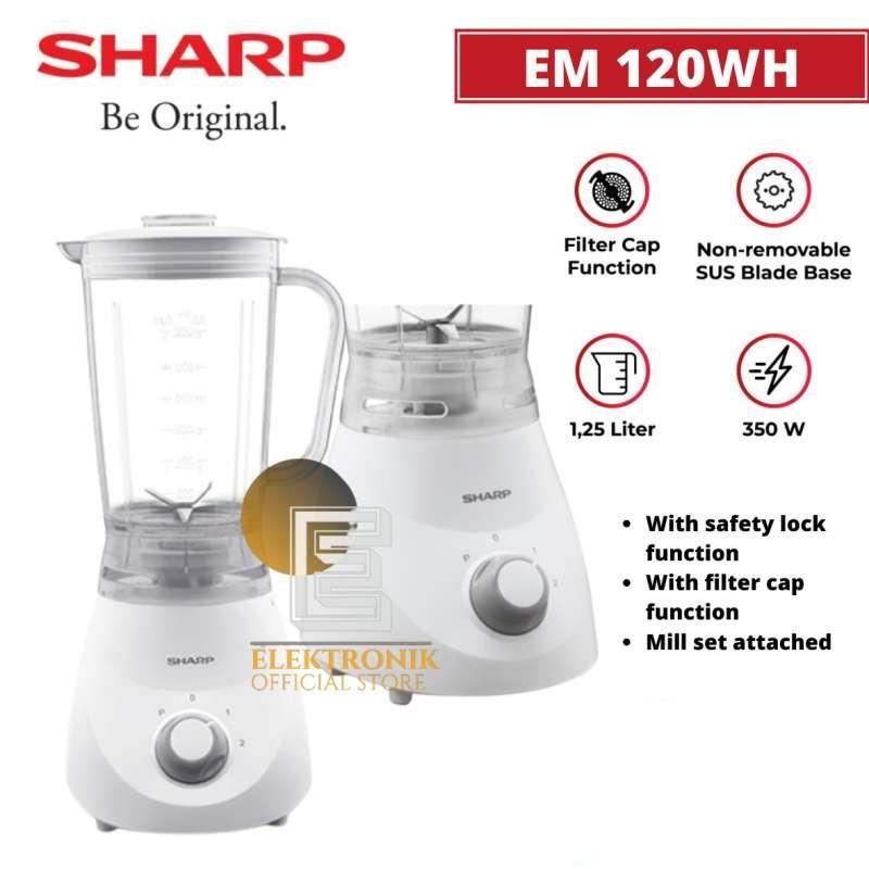 Jual Sharp Blender Em 120wh Blender 1.25l Di Seller Elektronik Official ...