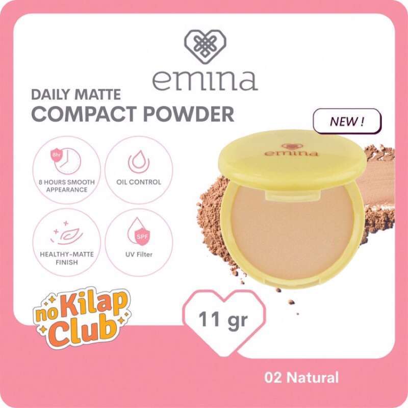 Promo Emina Daily Matte Compact Powder Diskon 2% Di Seller Linda ...