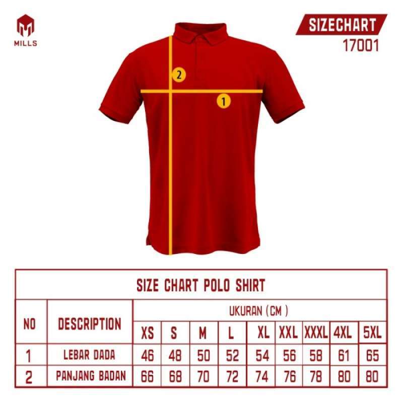 Jual Mills Timnas Indonesia Garuda Poloshirt 1701gr - Orange 4xl Di ...