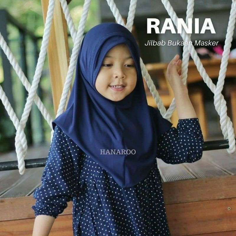 Jual Hanaroo Rania Jilbab Bukaan Masker Anak dan Dewasa di Seller ...