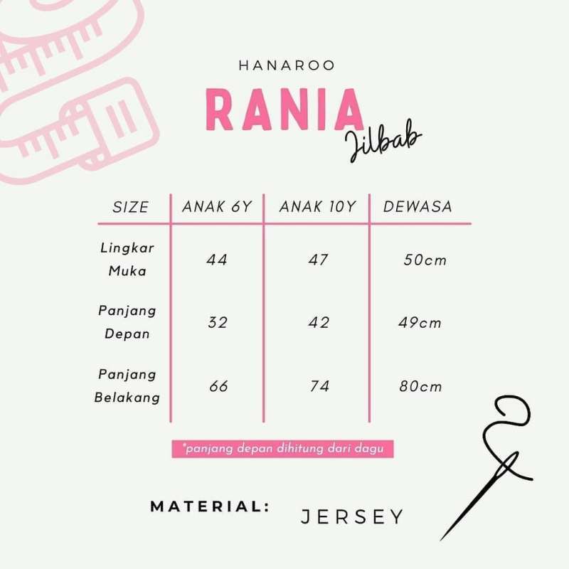 Jual Hanaroo Rania Jilbab Bukaan Masker Anak dan Dewasa di Seller ...