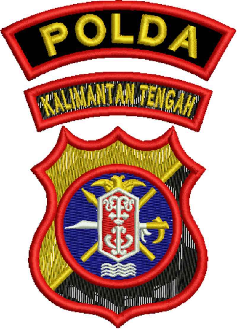 Jual BET BORDIR POLDA KALIMANTAN TENGAH TIMBUL di Seller Griya Bordir ...