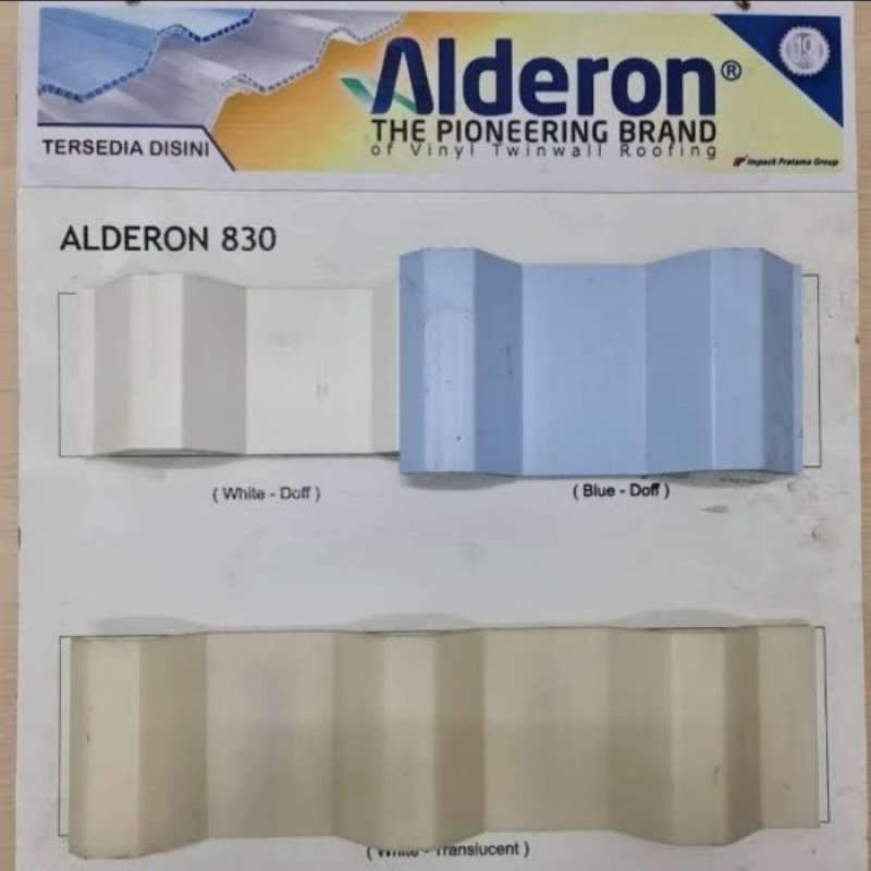 Jual Alderon 83 830 R830 Rs830 Atap Upvc Roofing Kanopi Canopi 3m 4m 5m ...