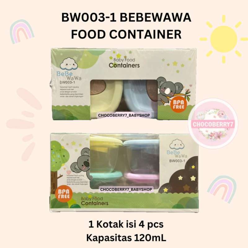 Jual Kandila /Bebe Wawa / Jiayi Baby Food Container MPASI Bayi isi 4 ...