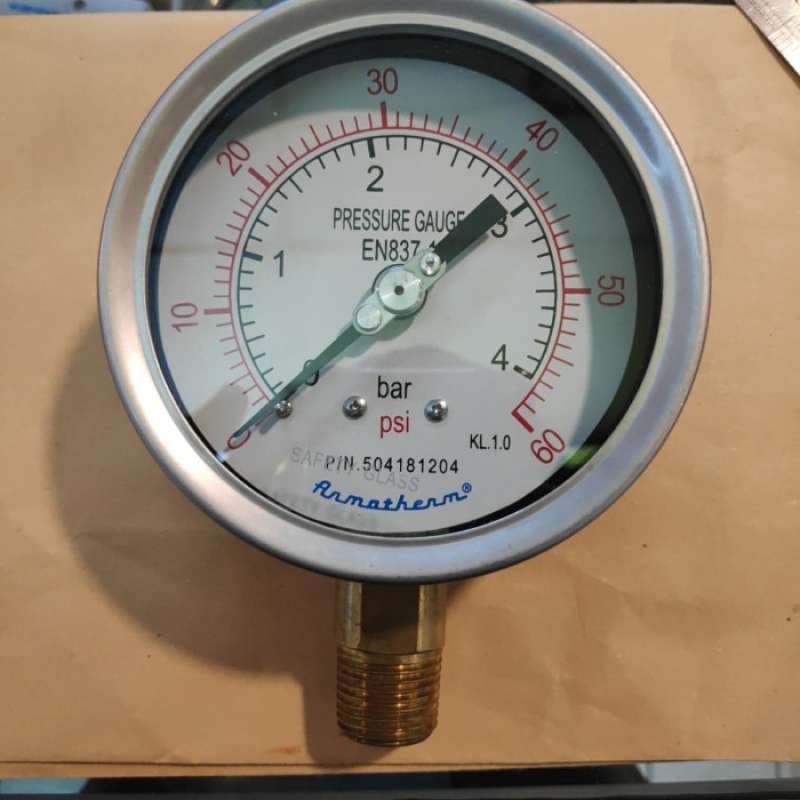 Jual Pressure Gauge Armatherm 4 Inchi Body Stainles Drat Kuningan Di Seller Berkah Mulia Store ...