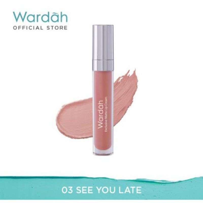 Jual Wardah Exclusive Matte Lip Cream - 03. See You Latte di Seller ...