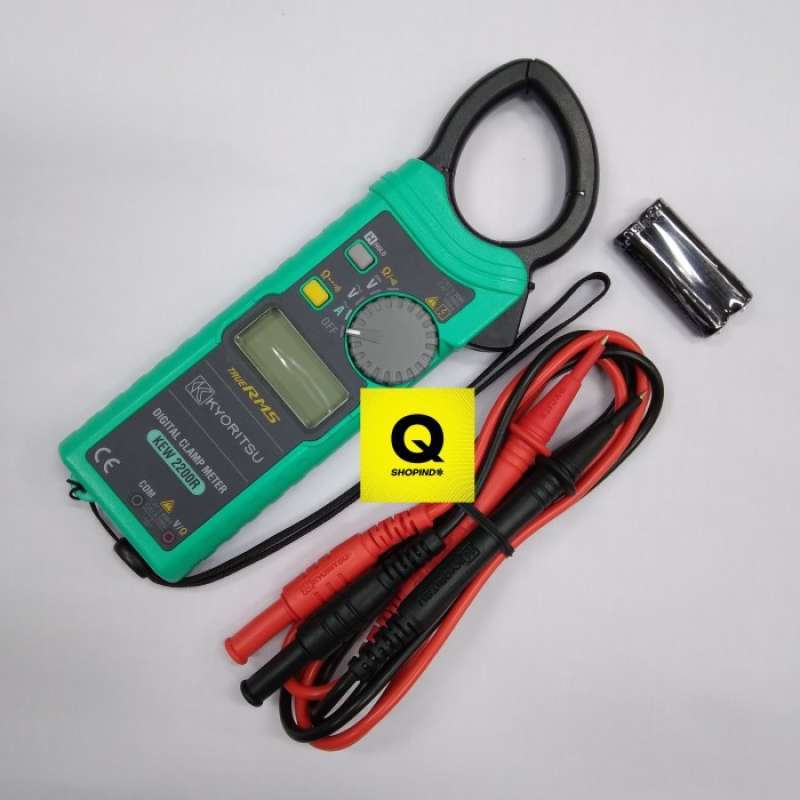 Promo Kyoritsu 2200R Tang Amper 1000A AC True RMS / Clamp Ampere Diskon ...