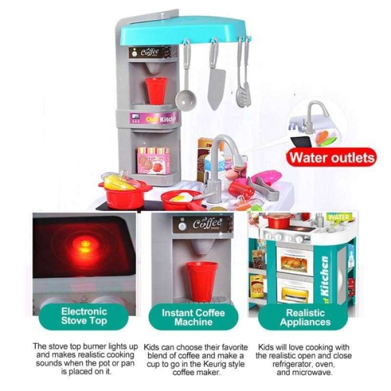 Jual Mainan Edukasi Kitchen Set Jumbo Kitchen Set Wastafel Kompor 49pcs Di Seller Laris06