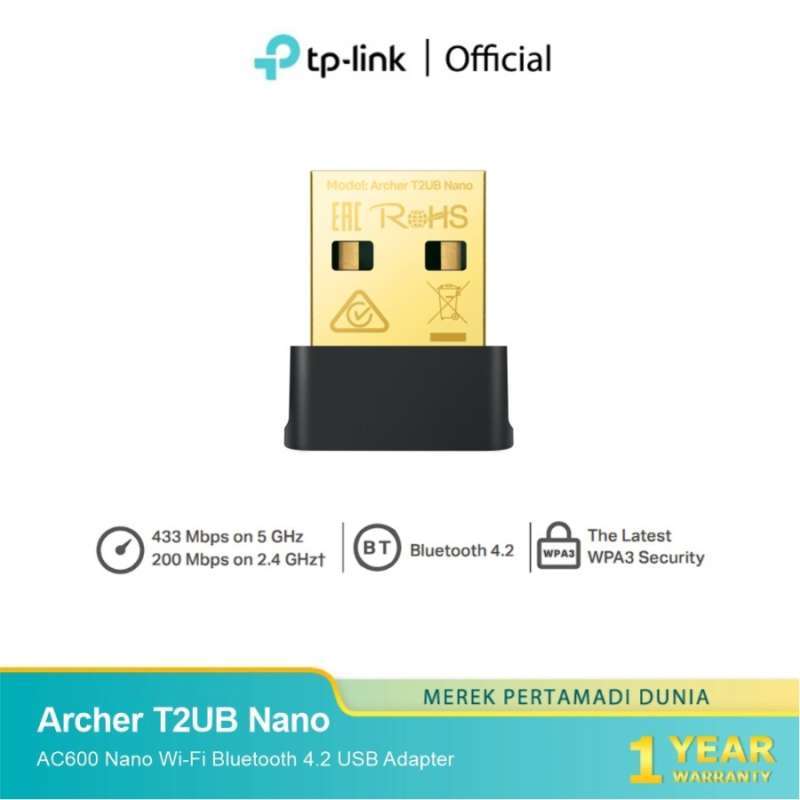 Jual Tp-link Archer T2ub Nano 600mbps Wi-fi Bluetooth 4.2 Wireless ...