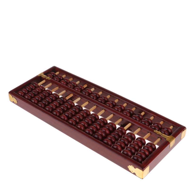 Jual Ancient Wooden Chinese Bead Arithmetic Abacus Counting Tool ...