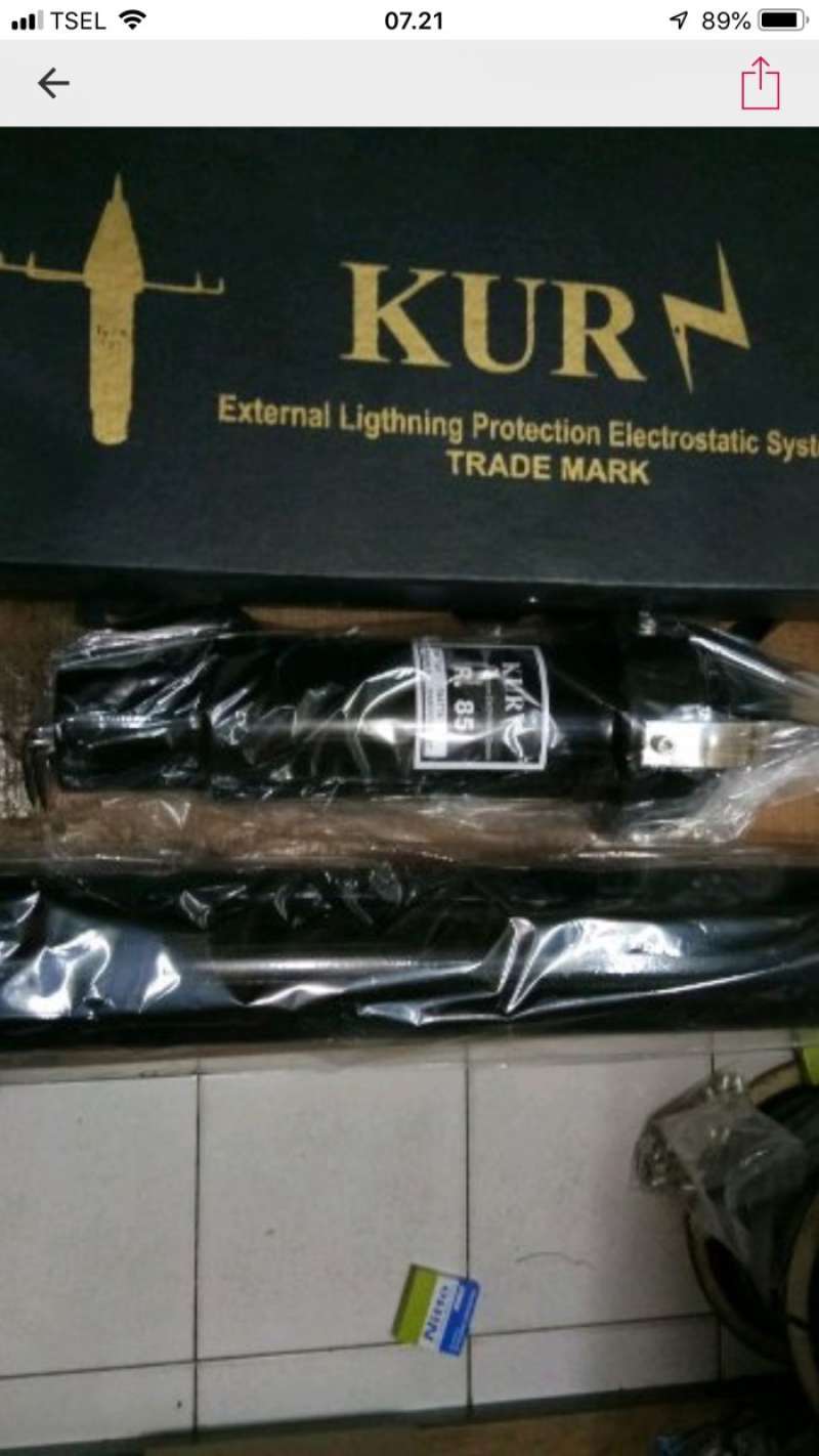 Promo penangkal petir atau External lightining protection merk KURN ...