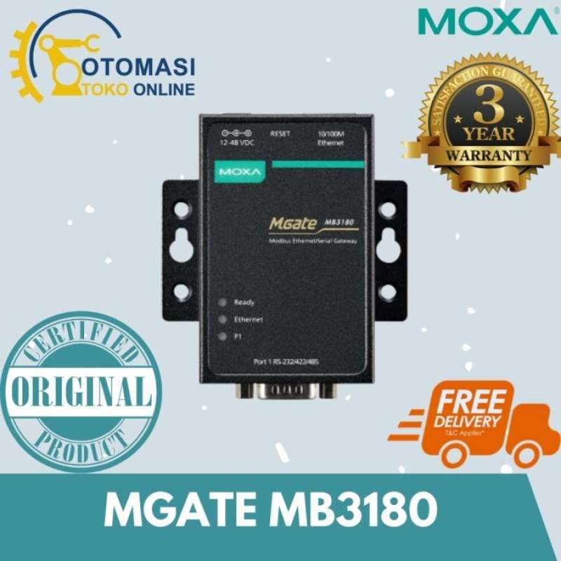 Promo Moxa Mgate Mb3180 Modbus Gateway Diskon 23% Di Seller Kamijaya ...