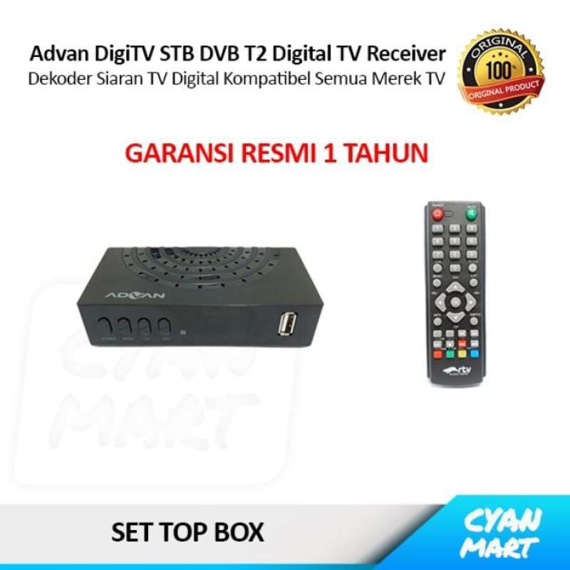 Jual Set Top Box Advan Digipro Stb Dvb T2 Digitv Digital Tv Receiver ...