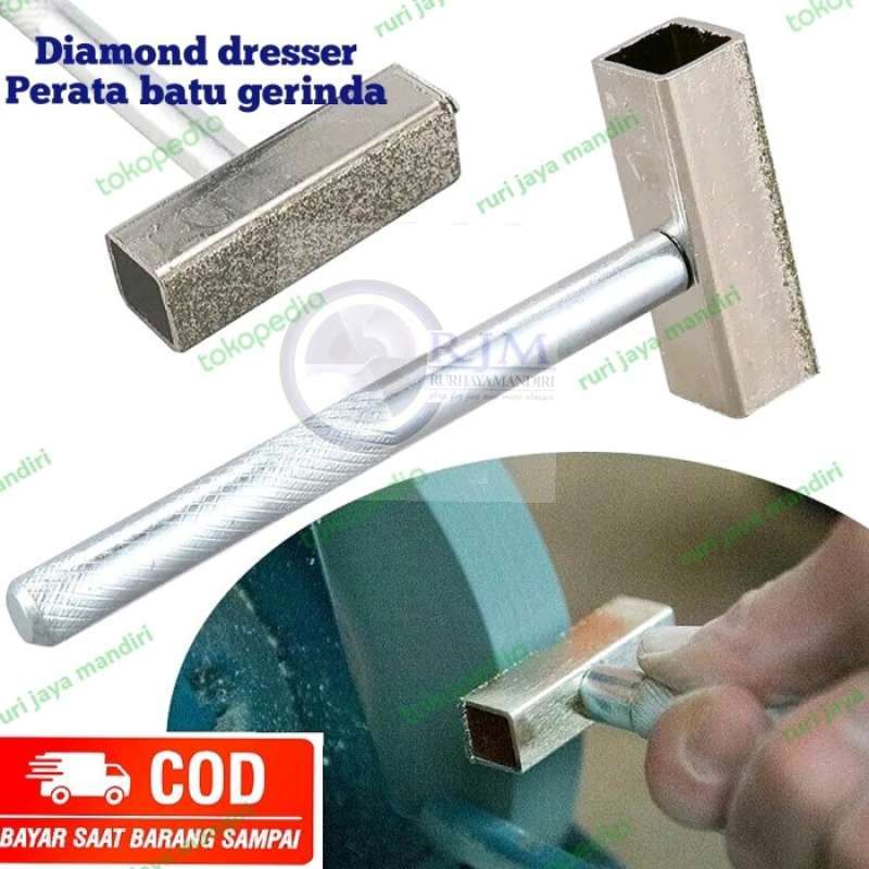 Promo Diamond Dresser Alat Perata Batu Gerinda Duduk Batu Ijo Manual ...