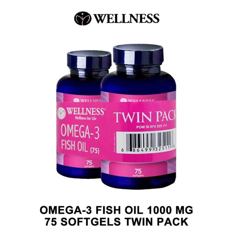 Jual WELLNESS OMEGA 3 1000 MG 75 KAPSUL TWIN PACK di Seller MOGANA SHOP ...