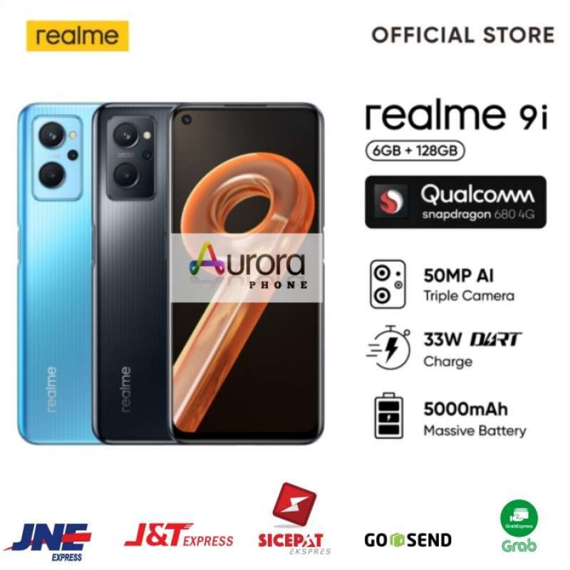 Promo Realme 9i [6GB-128GB] 50MP AI Triple Camera 5000mAh 33W Dart Charge Diskon 33% di Seller ...