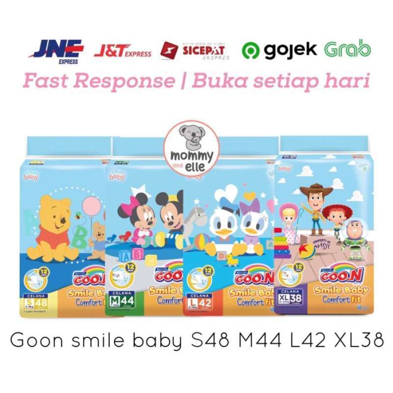 Promo Goon Smile Baby Disney Edition S48 M44 L42 Xl38 Diskon 23% di ...