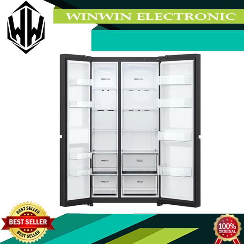 Jual Lg Kulkas 655 Liter Gc-b257sgvl Side By Side Smart Inverter Lg Di ...