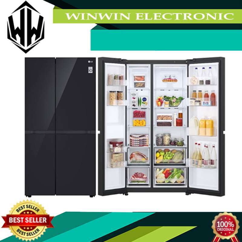 Jual Lg Kulkas 655 Liter Gc-b257sgvl Side By Side Smart Inverter Lg Di Seller Winwin Electronic ...